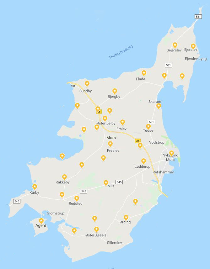 Mors – Kirker i Danmark